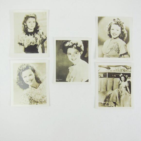Art | Shirley Temple Photographs Lot Of 5 Hollywood Film Star Actress ...